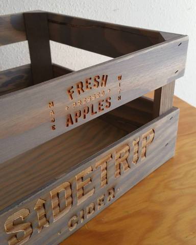 New Belgium Brewery Project 5- Side Trip Apple Cider Crates - Tyler ...